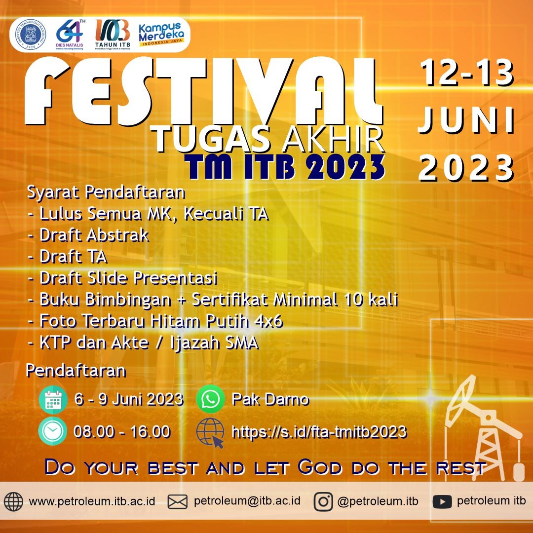 Program Studi Teknik Perminyakan » ftatmitb2023
